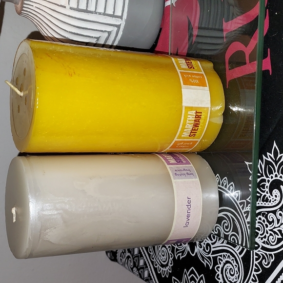 Martha Stewart | Accents | Martha Stewart Everday Pillar Candles ...
